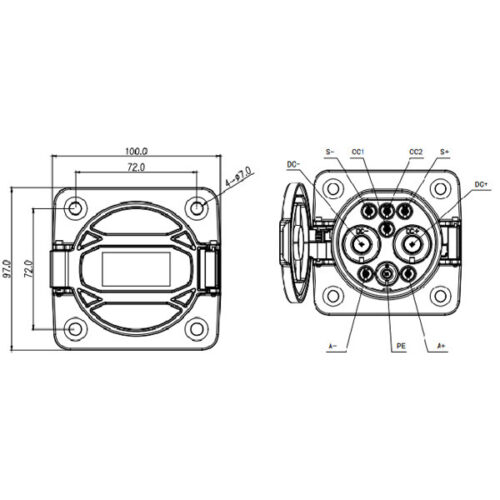 DC charging socket - Automotive Low High Voltage Electrical Wiring ...